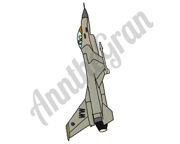 F-16 C Fighter Aircraft. Machine Embroidery Design. Military Plane ...