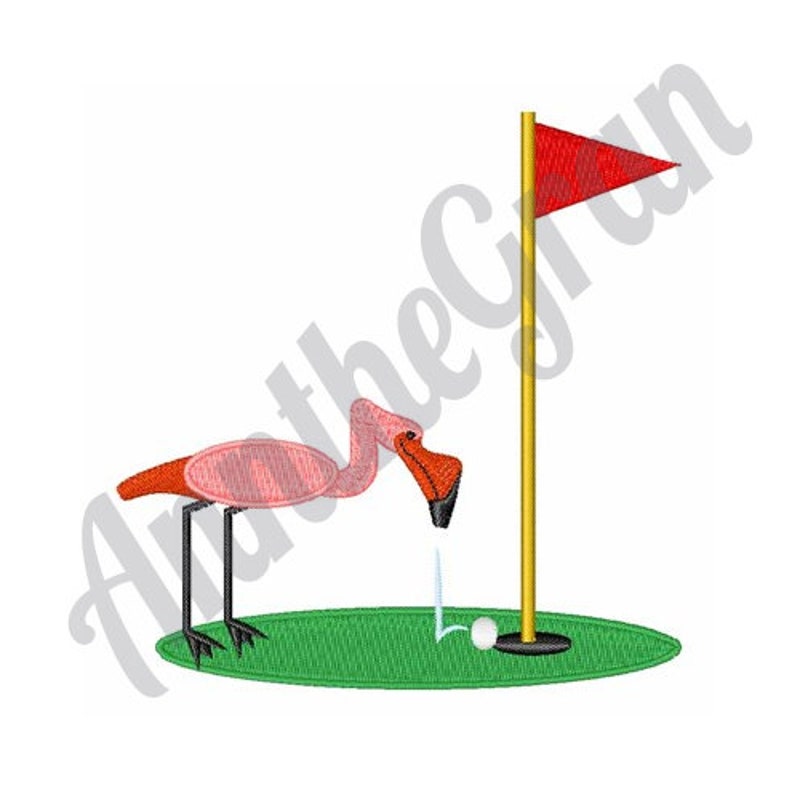 Golf Flamingo - Etsy