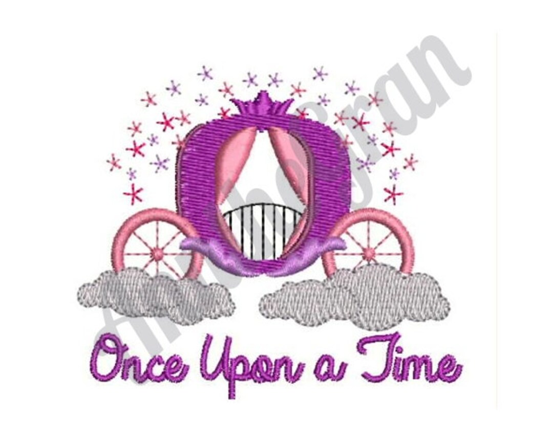 Princess Carriage Embroidery Design. Machine Embroidery Design ...