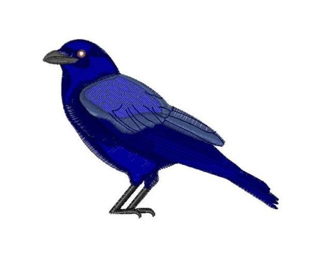 Crow - Machine Embroidery Design - Etsy