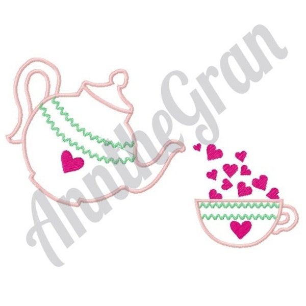 Tea Embroidery - Etsy