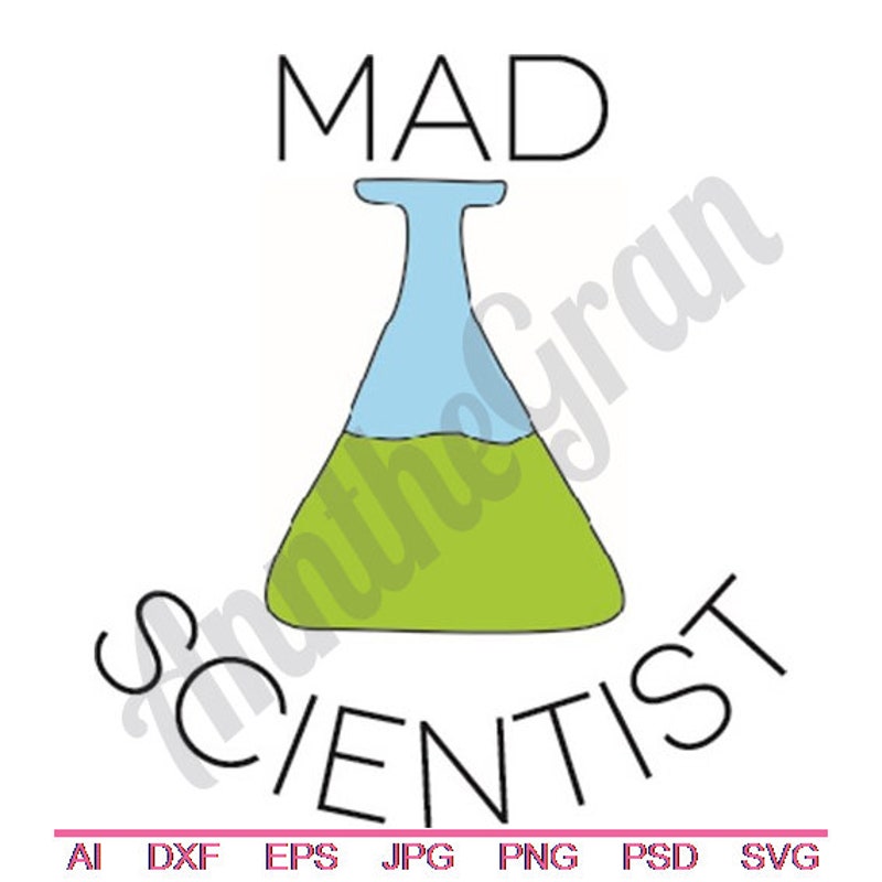 Mad Scientist Clipart - Etsy