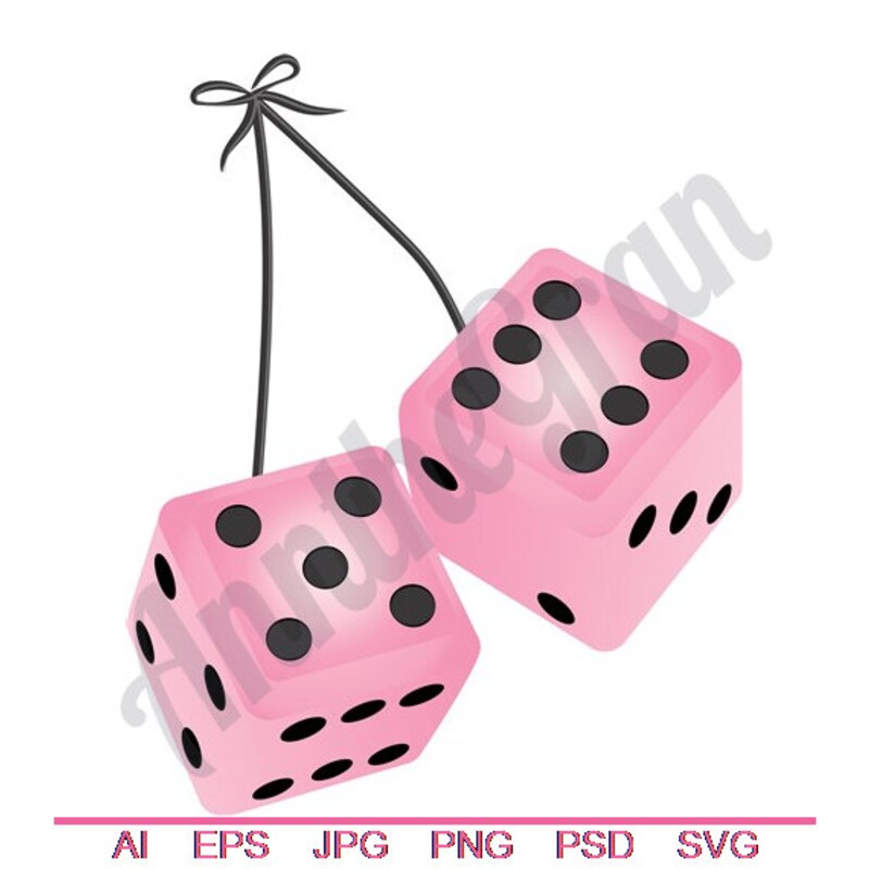 Pink Dice - Etsy