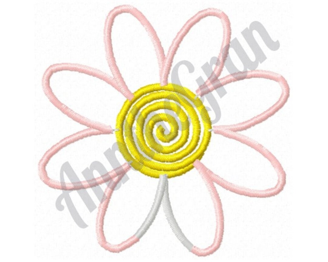 Daisy Flowers Embroidery Design. Machine Embroidery Design. Daisies ...