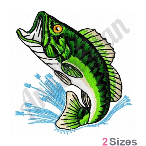 Fishing Embroidery - Etsy