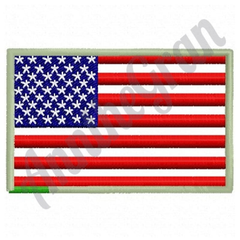American Flag Embroidery - Etsy