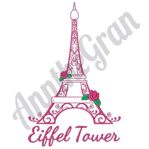 Eiffel Tower Paris Embroidery Design. Machine Embroidery Design. Eiffel ...