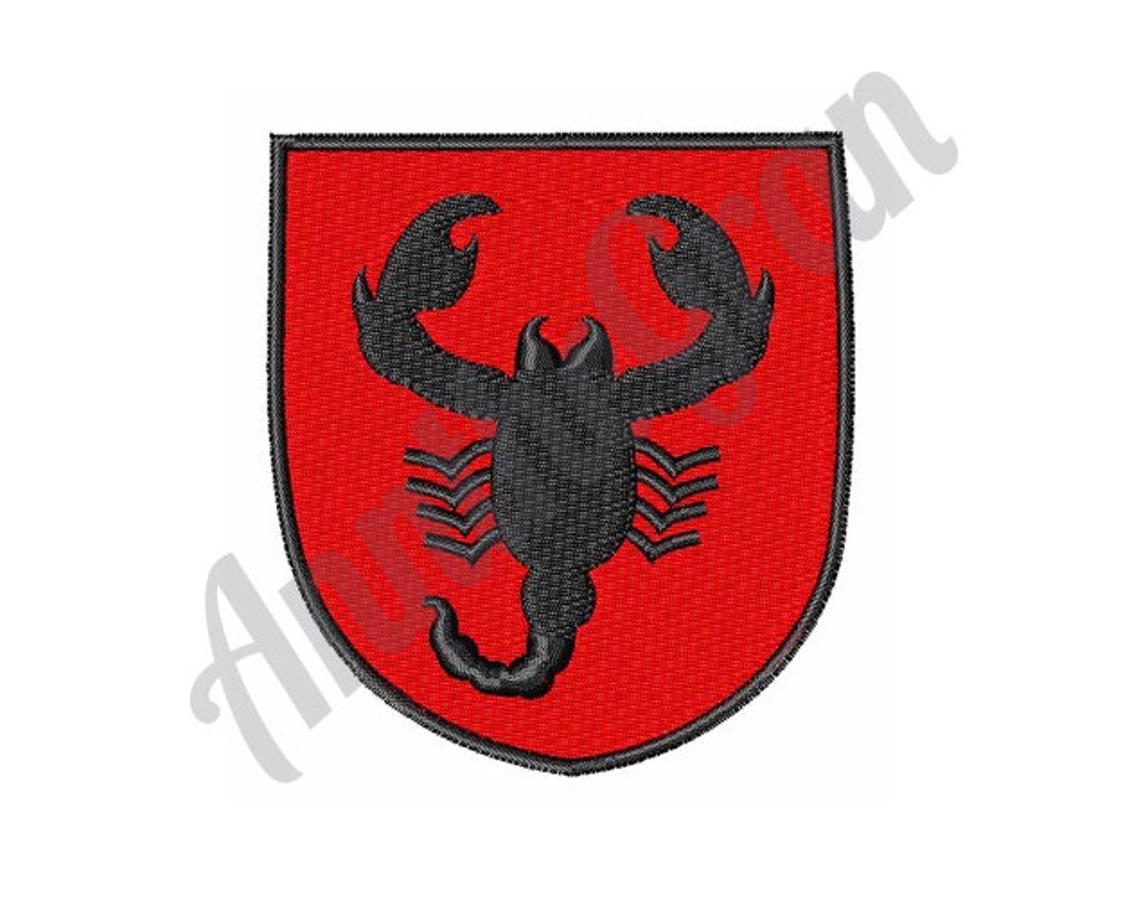 Scorpion Patch Embroidery Design. Machine Embroidery Design. Scorpion ...