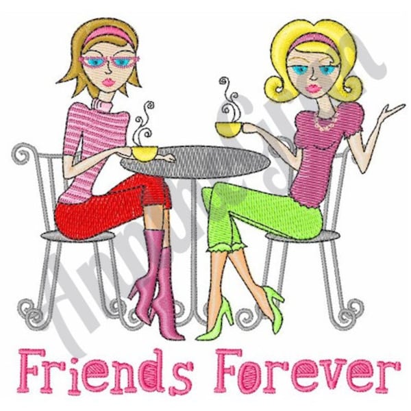 Friends Embroidery - Etsy