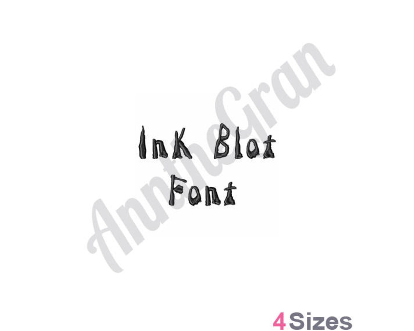 Ink Blot Font. Ink Blot Alphabet. Halloween Letters. Halloween - Etsy