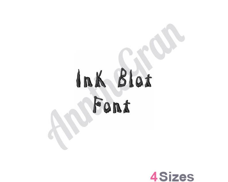 Ink Blot Font. Ink Blot Alphabet. Halloween Letters. Halloween | Etsy