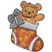 Teddy Bear Stocking - Machine Embroidery Design, Christmas Stocking ...