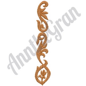 Swirly Border Edge - Machine Embroidery Design - Etsy