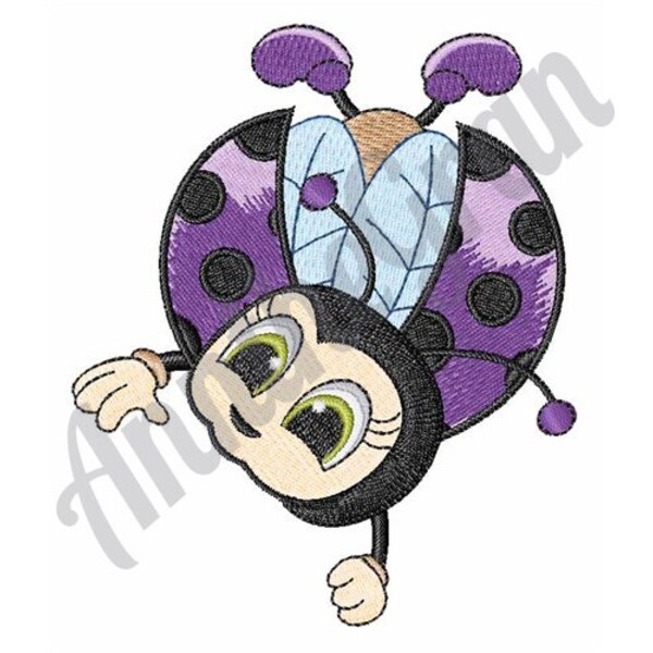Ladybug Embroidery - Etsy