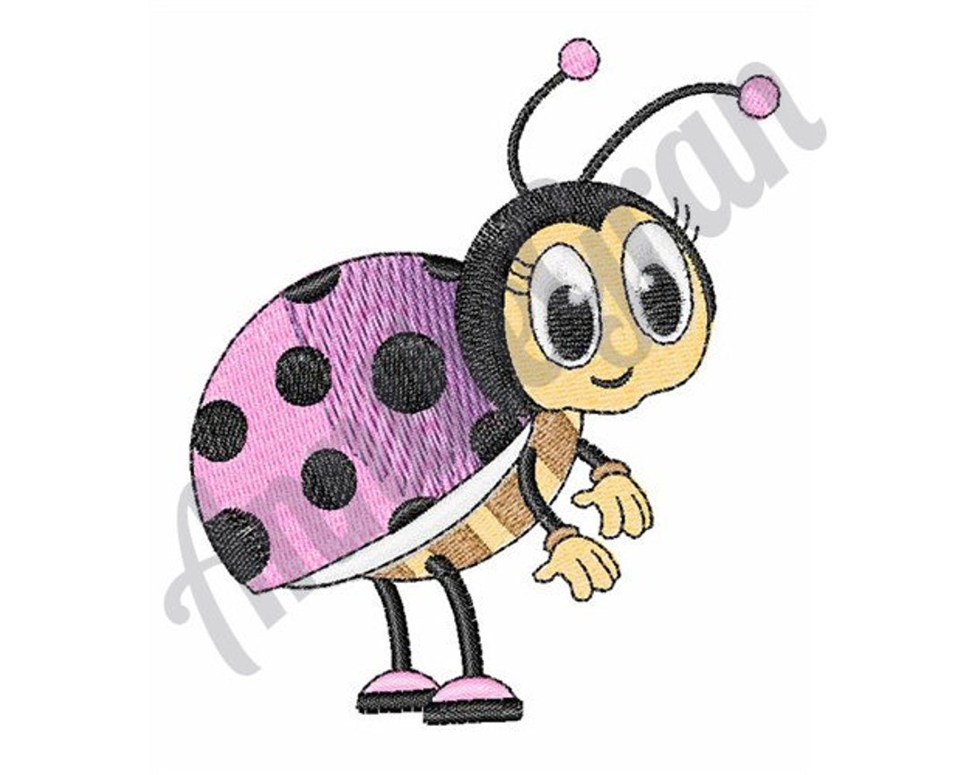 Ladybug - Machine Embroidery Design - Etsy