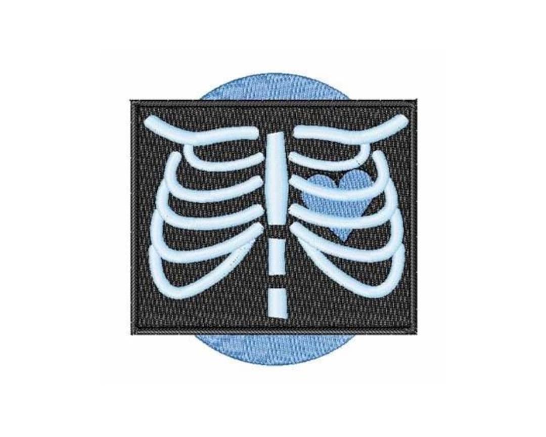 Chest X-ray - Machine Embroidery Design - Etsy