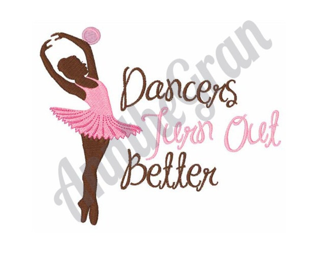 Ballet Ball Dancer Embroidery Design. Machine Embroidery Design ...