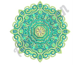 Lotus Mandala Flower Embroidery Designs Machine Instant - Etsy