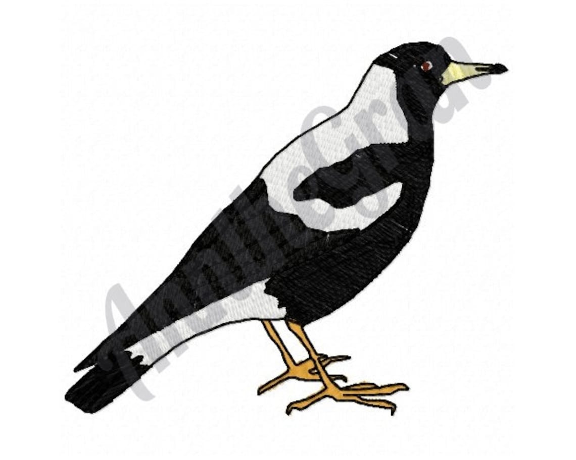 Magpie Embroidery Design. Machine Embroidery Design. Magpie - Etsy ...