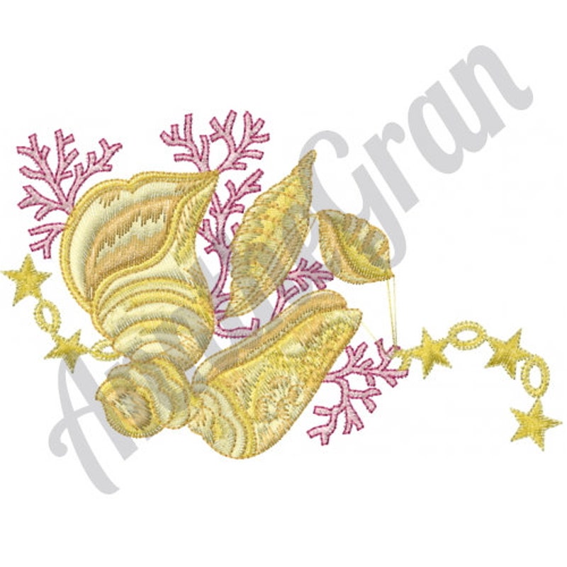 Sea Shells Machine Embroidery - Etsy