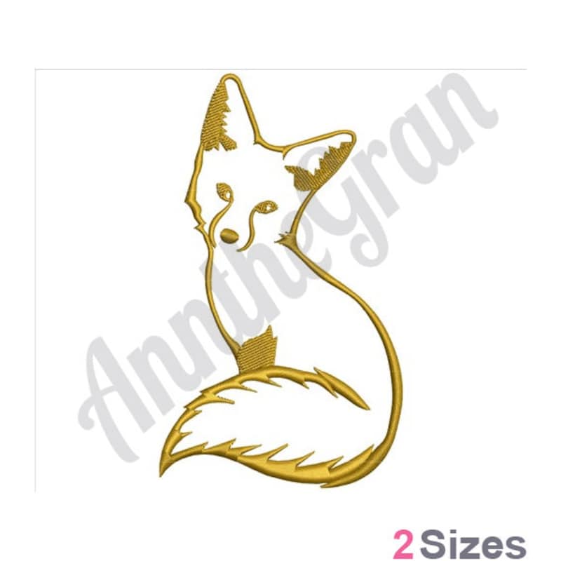 Fox Embroidery Pattern - Etsy