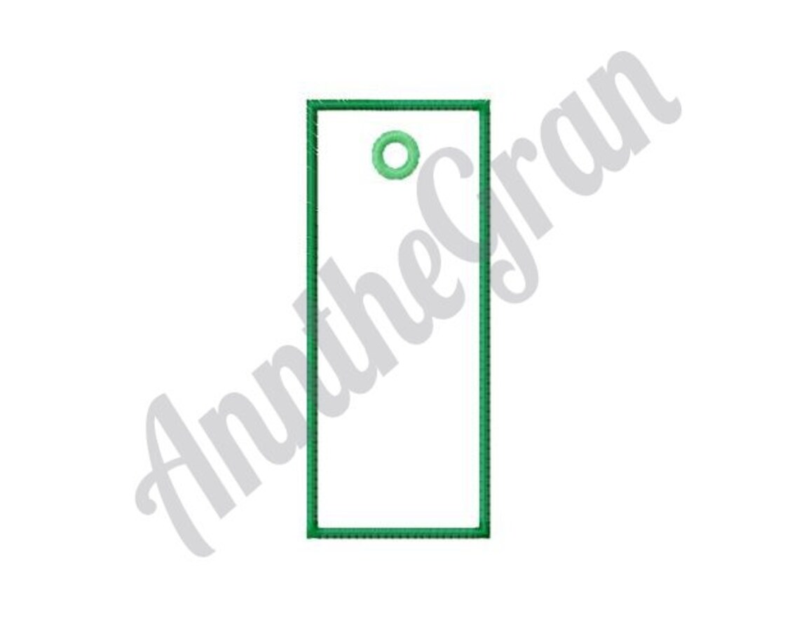 Blank Bookmark Embroidery Design. Machine Embroidery Design. | Etsy