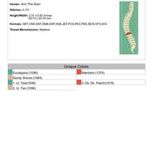 Chiropractor Spine - Machine Embroidery Design - Etsy