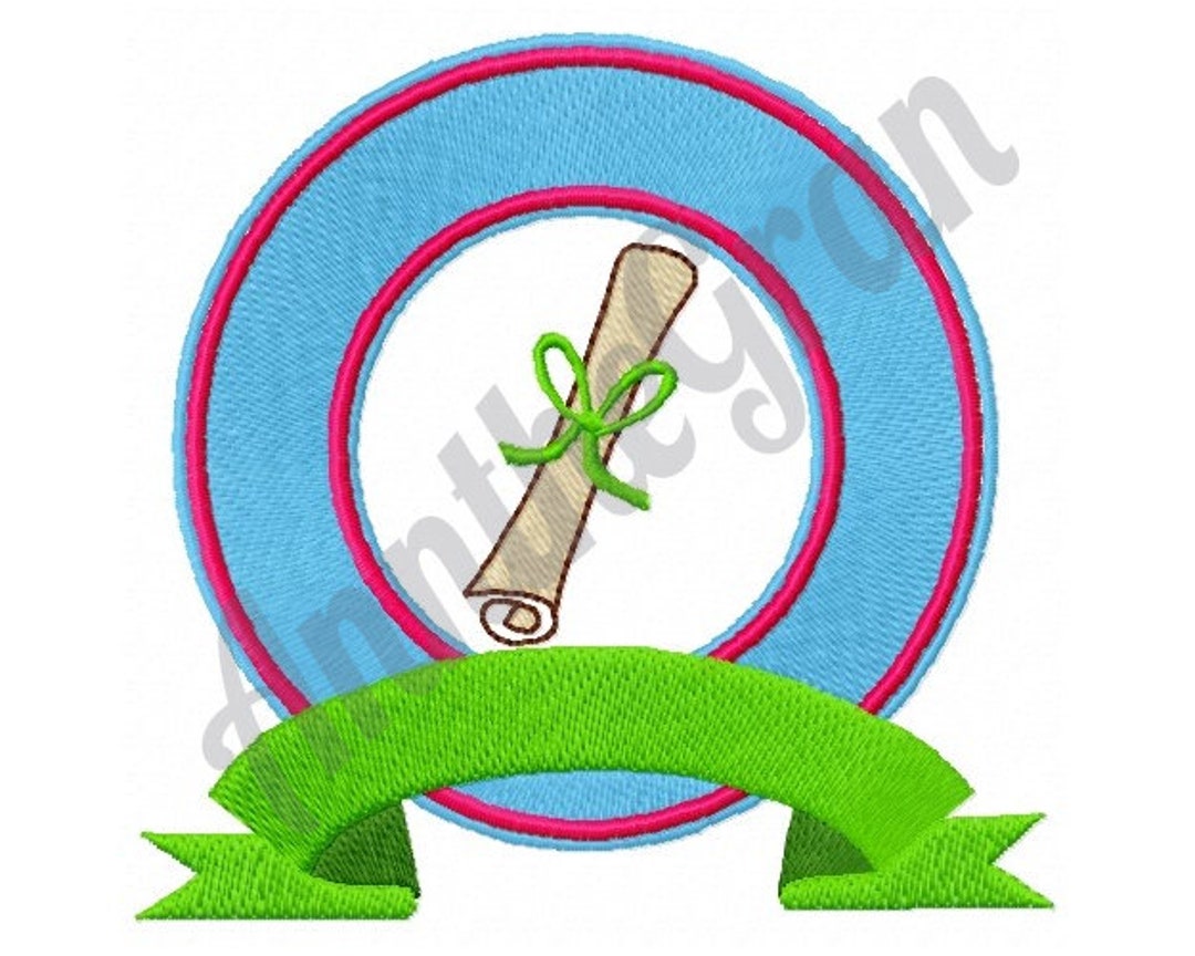 Graduation Diploma Banner - Machine Embroidery Design - Etsy