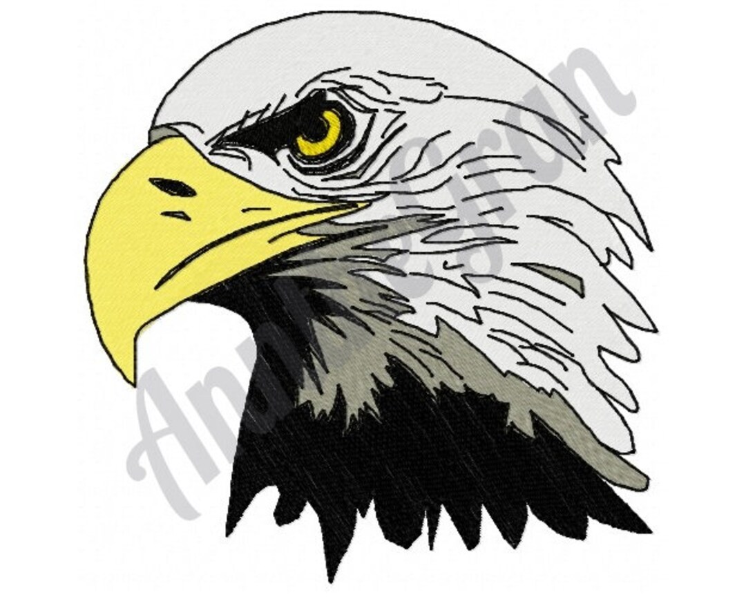 Eagle Head Embroidery Design. Machine Embroidery Design. Bald Eagle ...