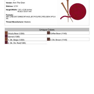 Knitting - Machine Embroidery Design - Etsy