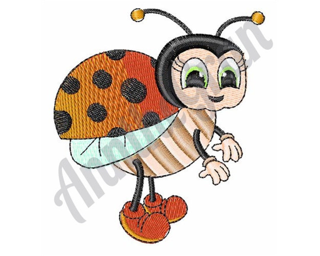 Ladybug - Machine Embroidery Design - Etsy