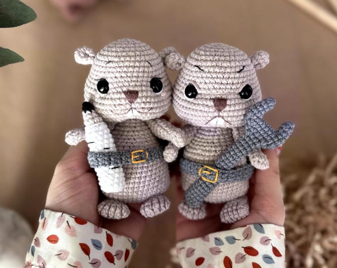 Bucky Beaver CROCHET PATTERN, Amigurumi Crochet Pattern, PDF - Etsy Canada