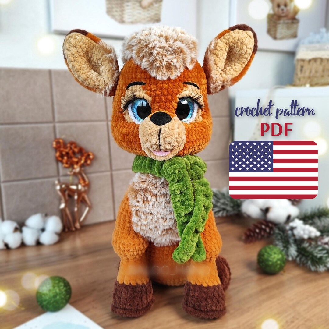 CROCHET PATTERN Fawn, Amigurumi Fawn Pdf Tutorial - Etsy