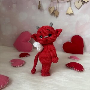 Сrochet Devil, Crochet Devil Pattern, Amigurumi Little Devil Pattern ...