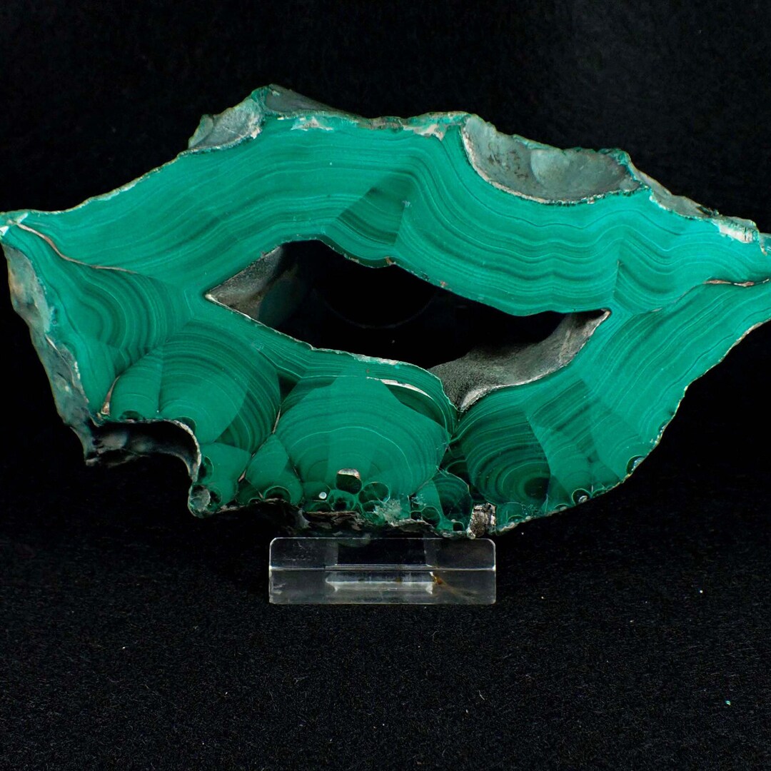 Large Polished Malachite From Africa. Green. Natural. Mineral Specimen ...
