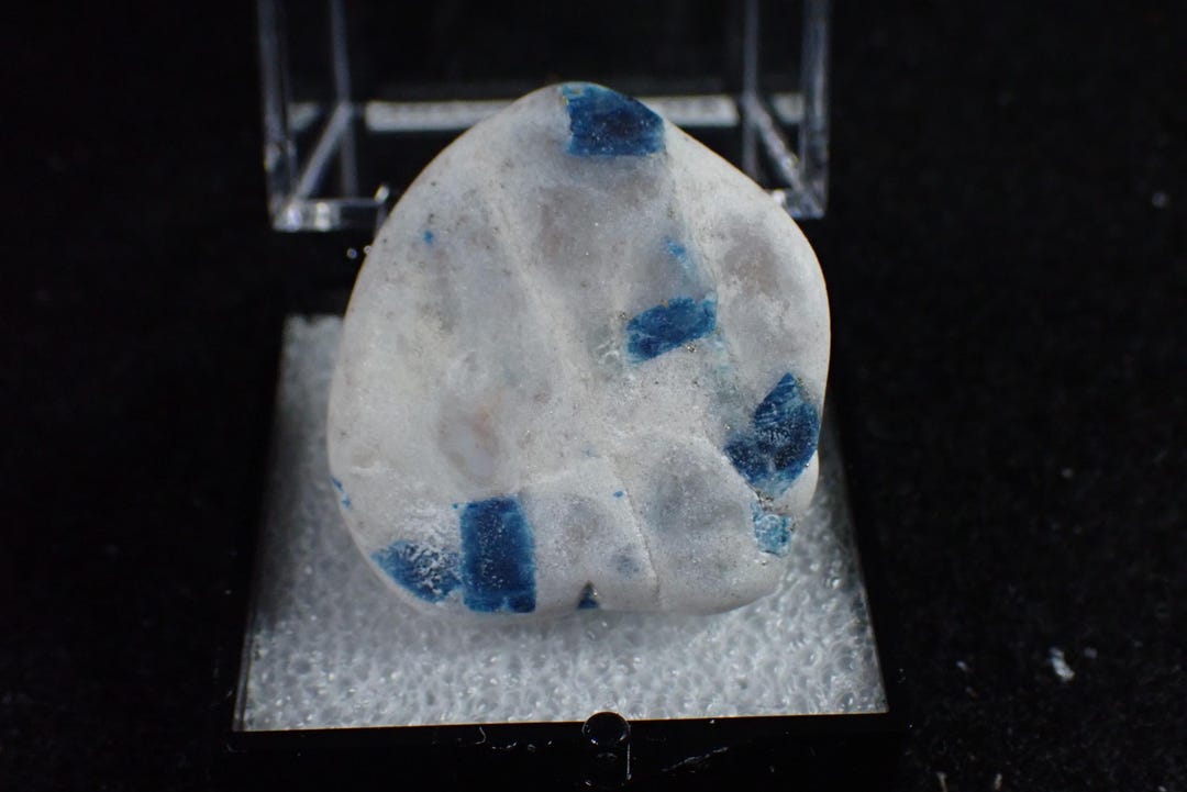 Lazulite in Quartzite From Georgia. Blue. Crystals. Raw. Rough ...