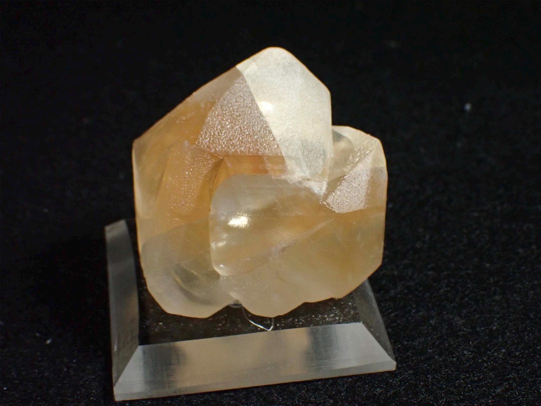 Golden Calcite Crystal. Natural. Mineral Specimen. - Etsy