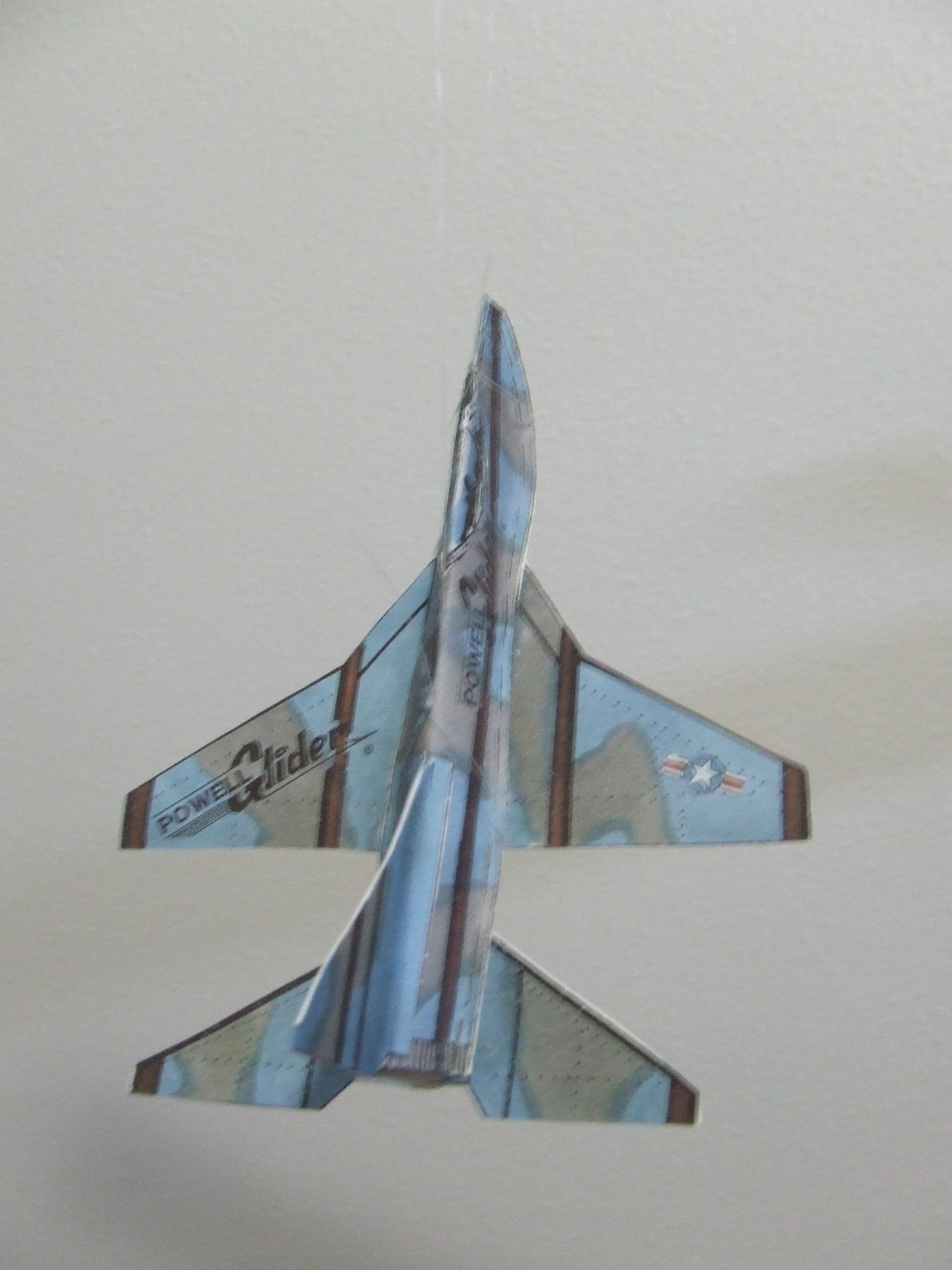 NINE Cut & Glue Paper Airplane Glider Kits (BONUS F-15 Falcon Included ...