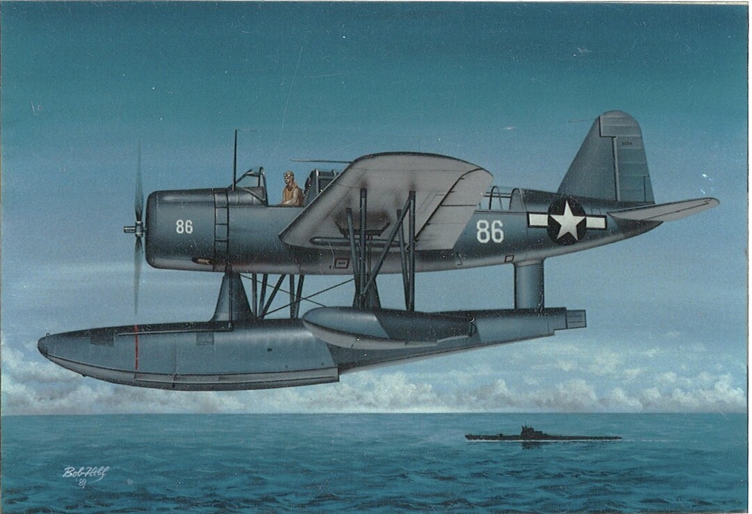 Framed 4" X 6" Print of a Vought OS2U "kingfisher." Hang on a Wall or ...