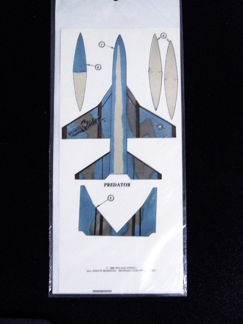 Set #2 - 4 Cut & Glue Paper Airplane Gliders - Etsy