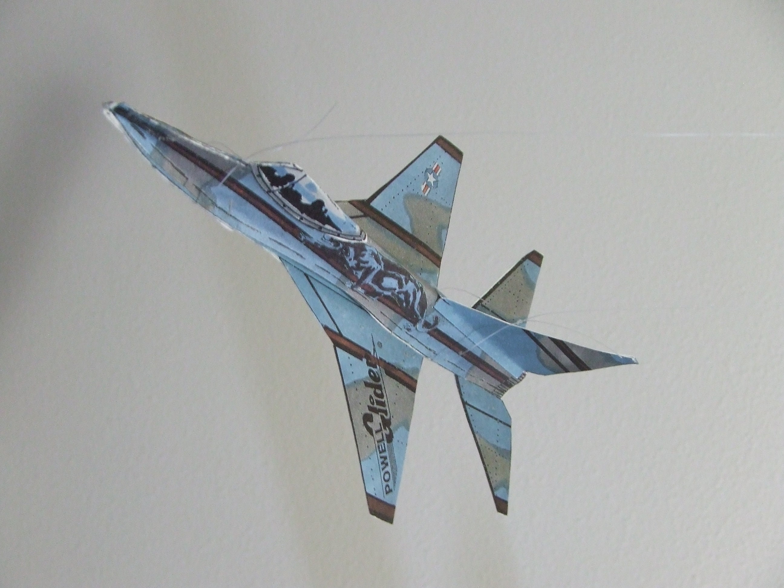 Predator Experimental Fantasy Aircraft Cut & Glue Paper Glider Kit