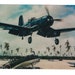 Framed 4" X 6" Print of a Painting of a WWII P-51K Mustang. Designed to ...