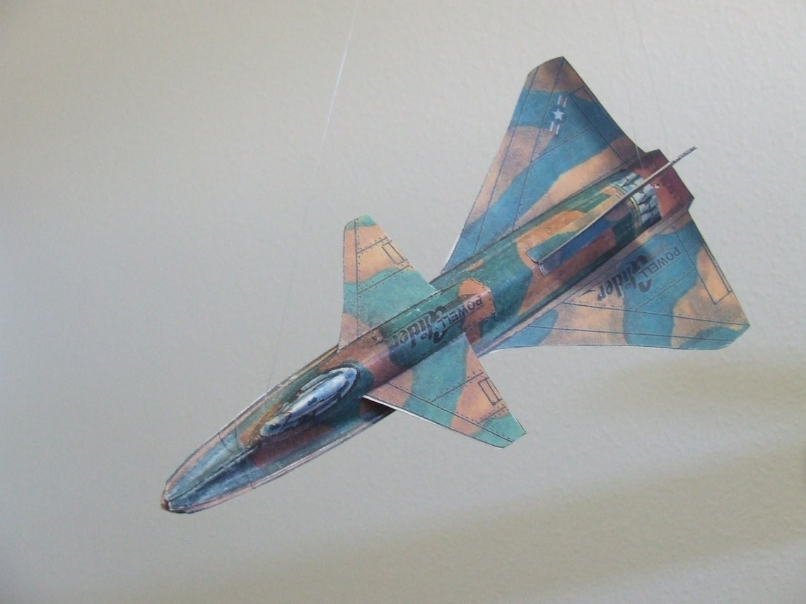 NINE Cut & Glue Paper Airplane Glider Kits BONUS F-15 Falcon Included ...