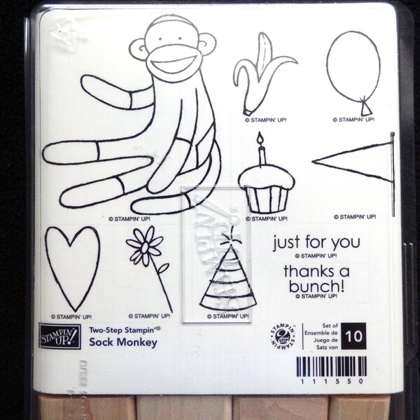 Sock Monkey Labels - Etsy