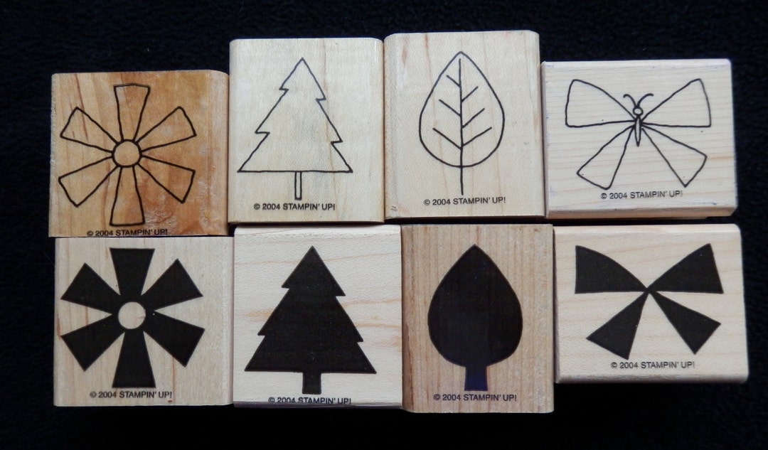 Stampin up - Two Step Stamps - Flower - Tree - Leaf - Butterfuly ...