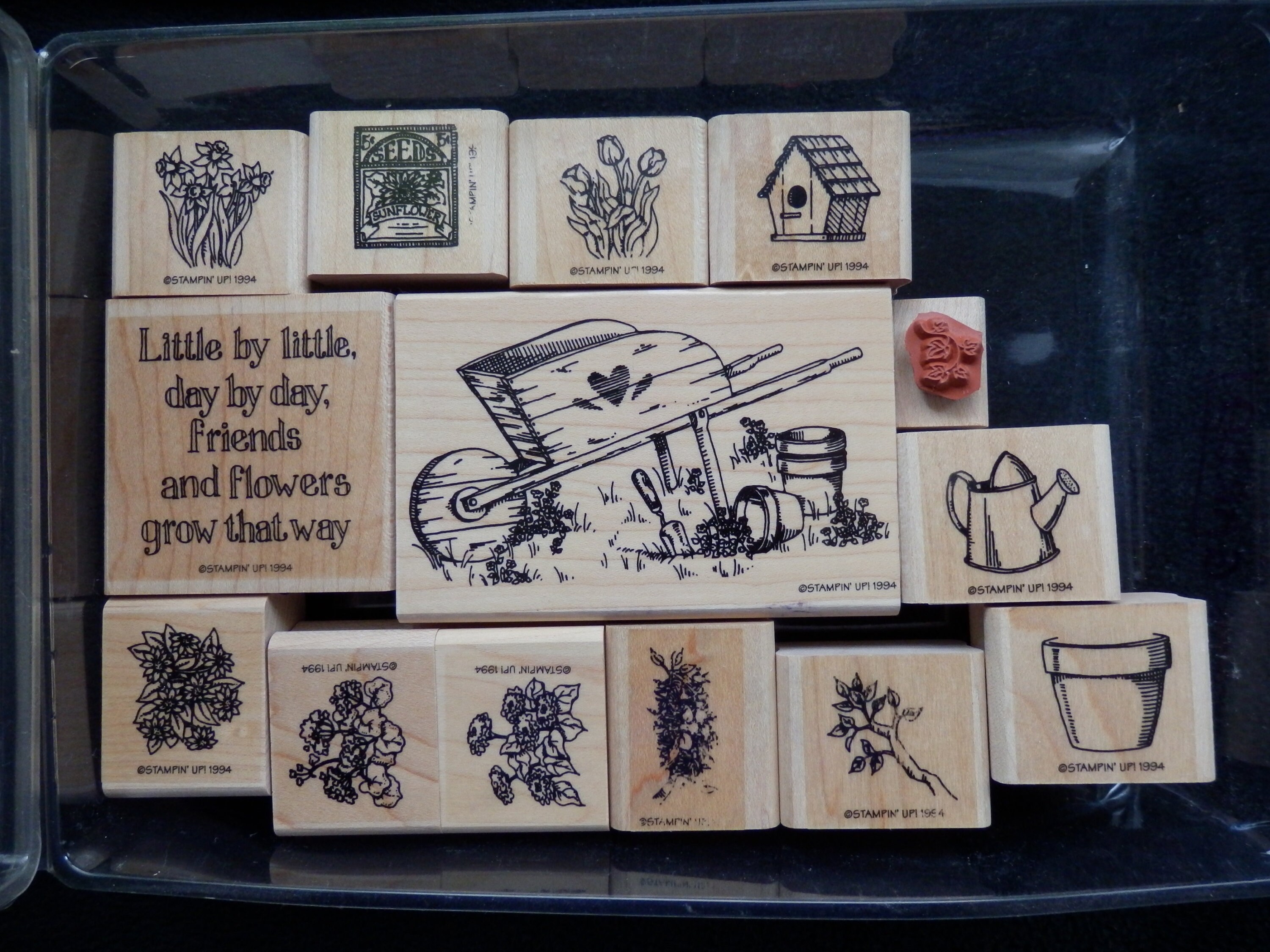 Stampin up - Two Step Stamps - Flower - Tree - Leaf - Butterfuly ...