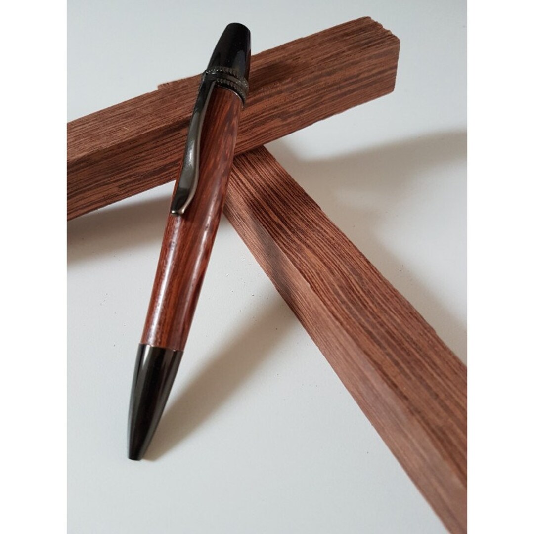 Saint Martin Red Wood Ball Pen - Etsy