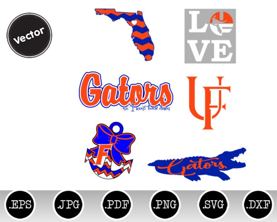 Florida Decal Cutfile Instant Download Svg Eps Dxf Jpg - Etsy