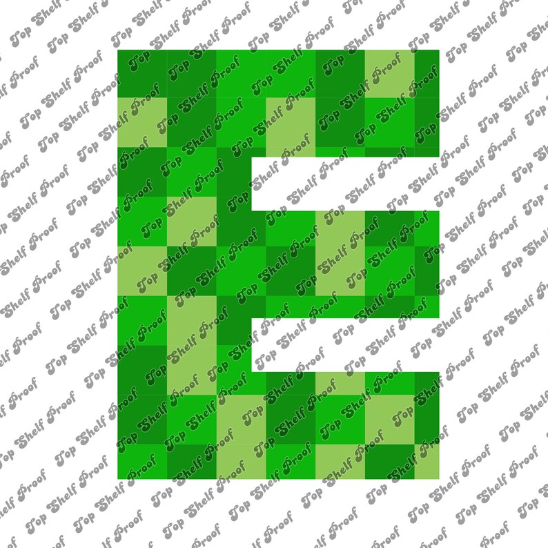 Mine Themed Alphabetnumbersclip Art Mine Themed Alphabet Printable Cut ...