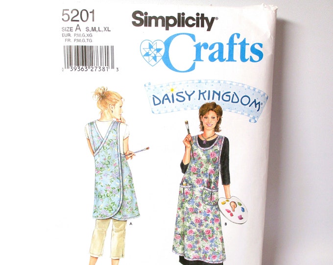 Simplicity Crafts Misses Apron in Two Lengths Pattern PT2450 - Etsy